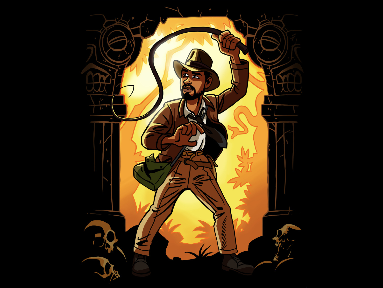 Indiana Jones by Leo on Dribbble