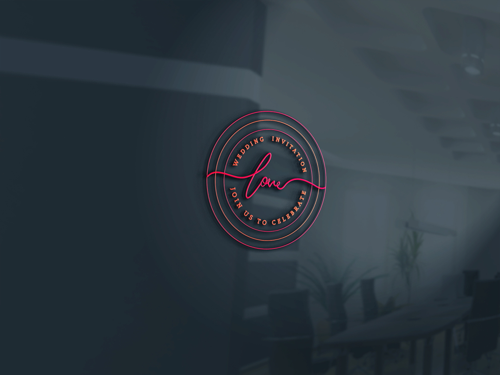 WEDDING INVITATION LOGO DESIGN by Ismail Shamim on Dribbble