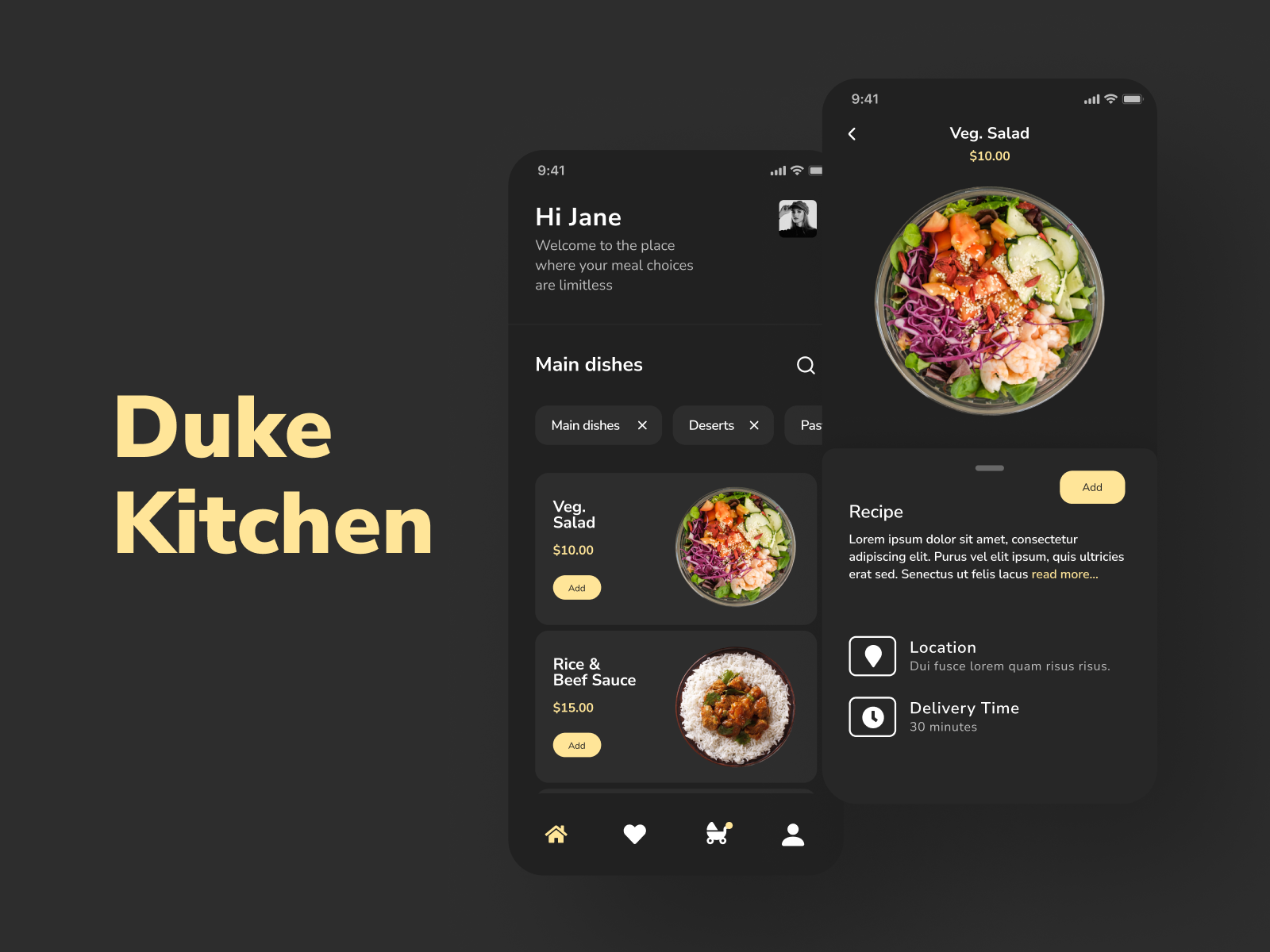 Duke Kitchen by Peter on Dribbble