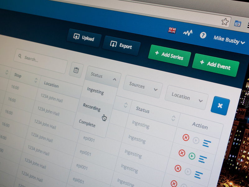 Drop Down Menus by Mike Busby on Dribbble