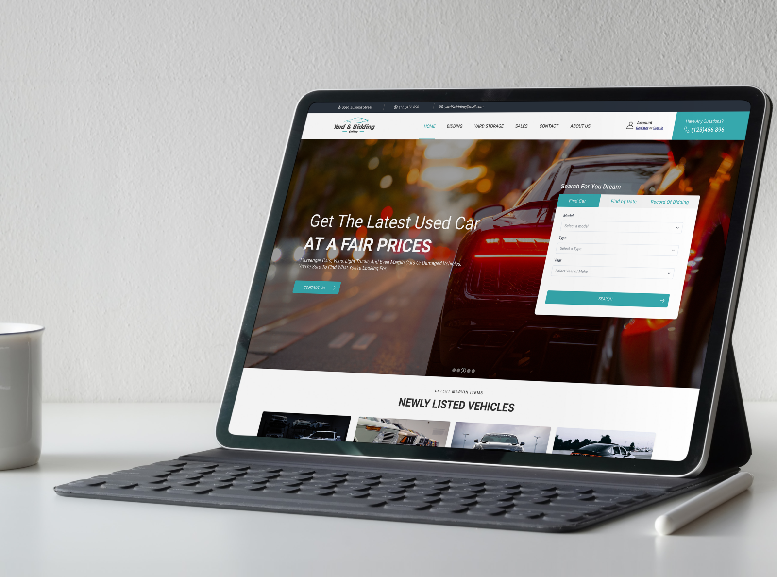 Car Auction Website Design by Masudul Haque on Dribbble