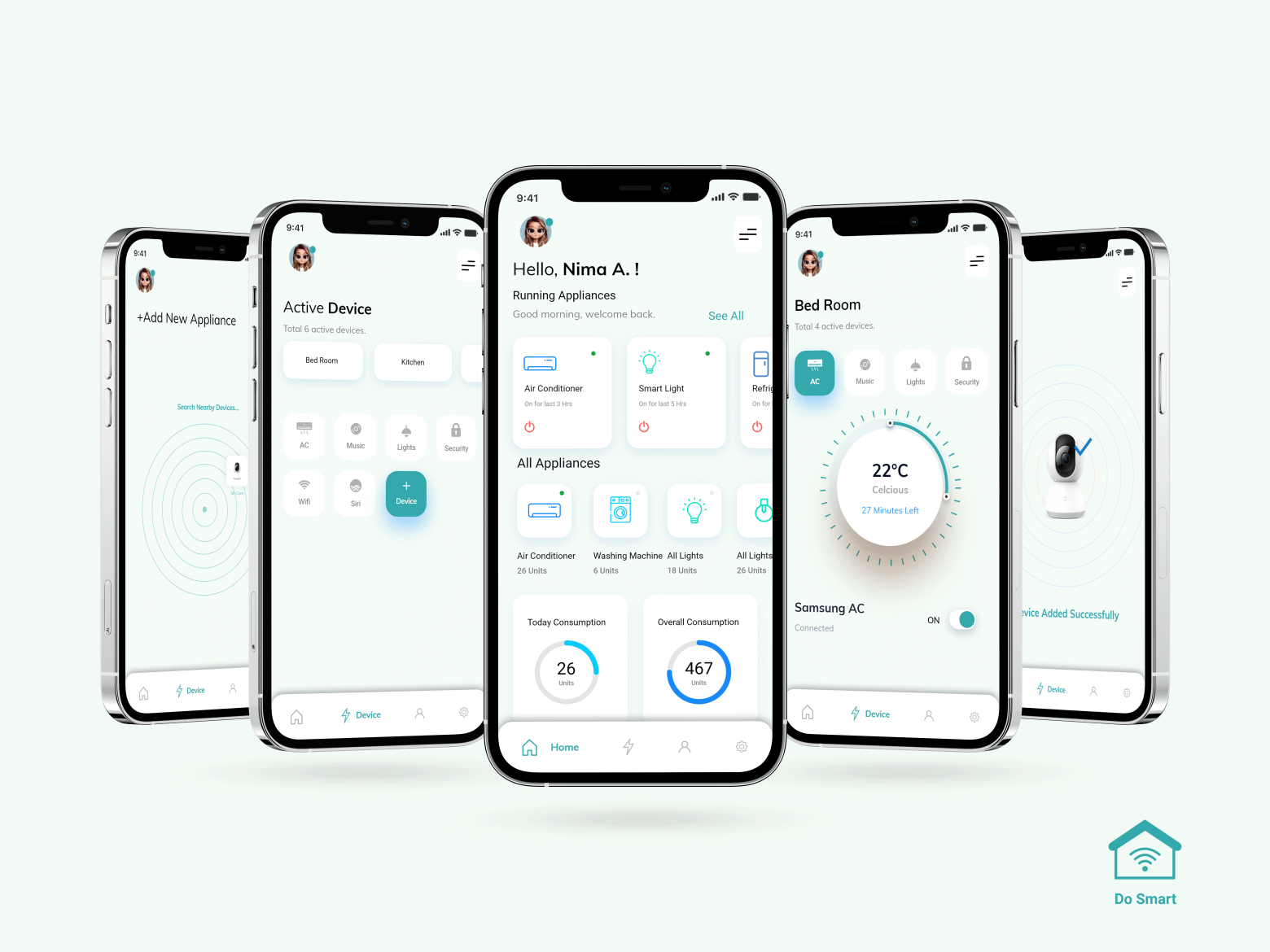 Smart Home Control App by Masudul Haque on Dribbble