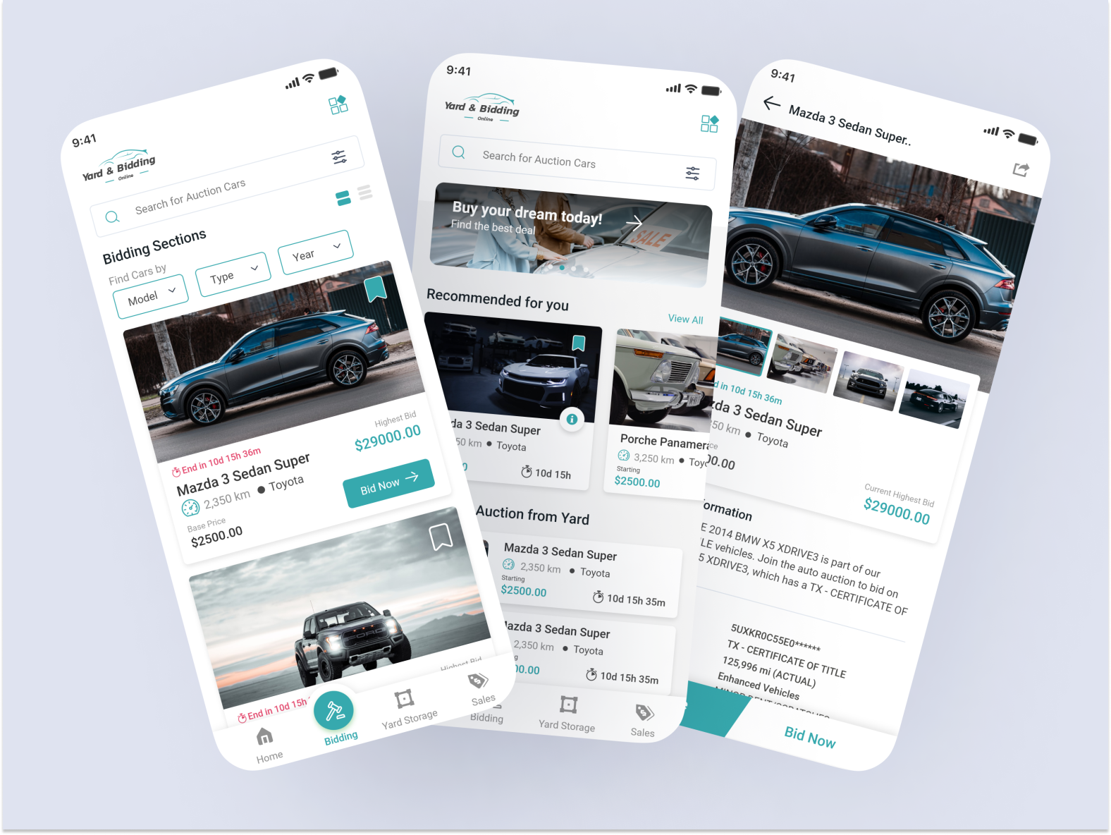 Vehicle Auction App by Masudul Haque on Dribbble