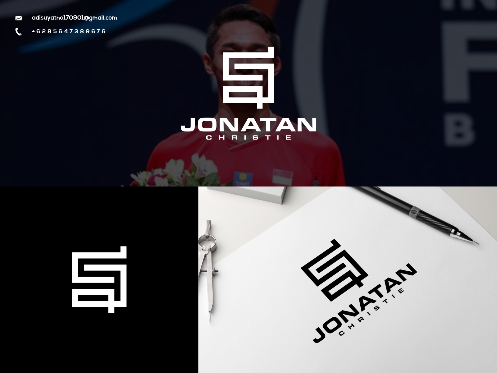 JC Monogram Logo by artno_graphic on Dribbble