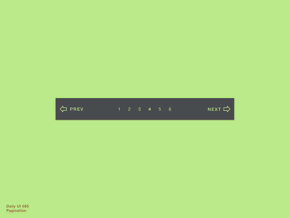 UI Pagination designs, themes, templates and downloadable graphic ...