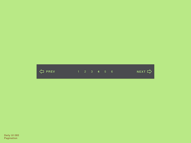 UI Pagination designs, themes, templates and downloadable graphic ...