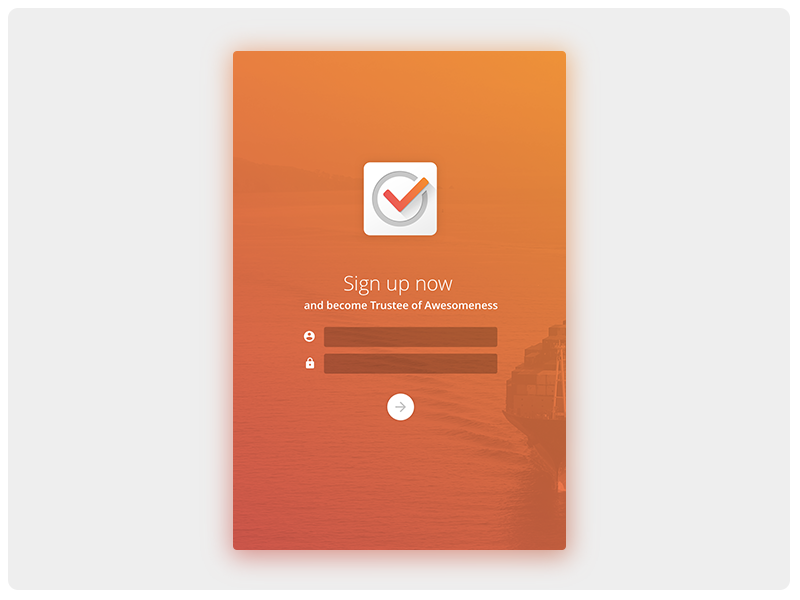 Daily UI challenge #001 — Sign Up by Ronald Hagenstein on Dribbble