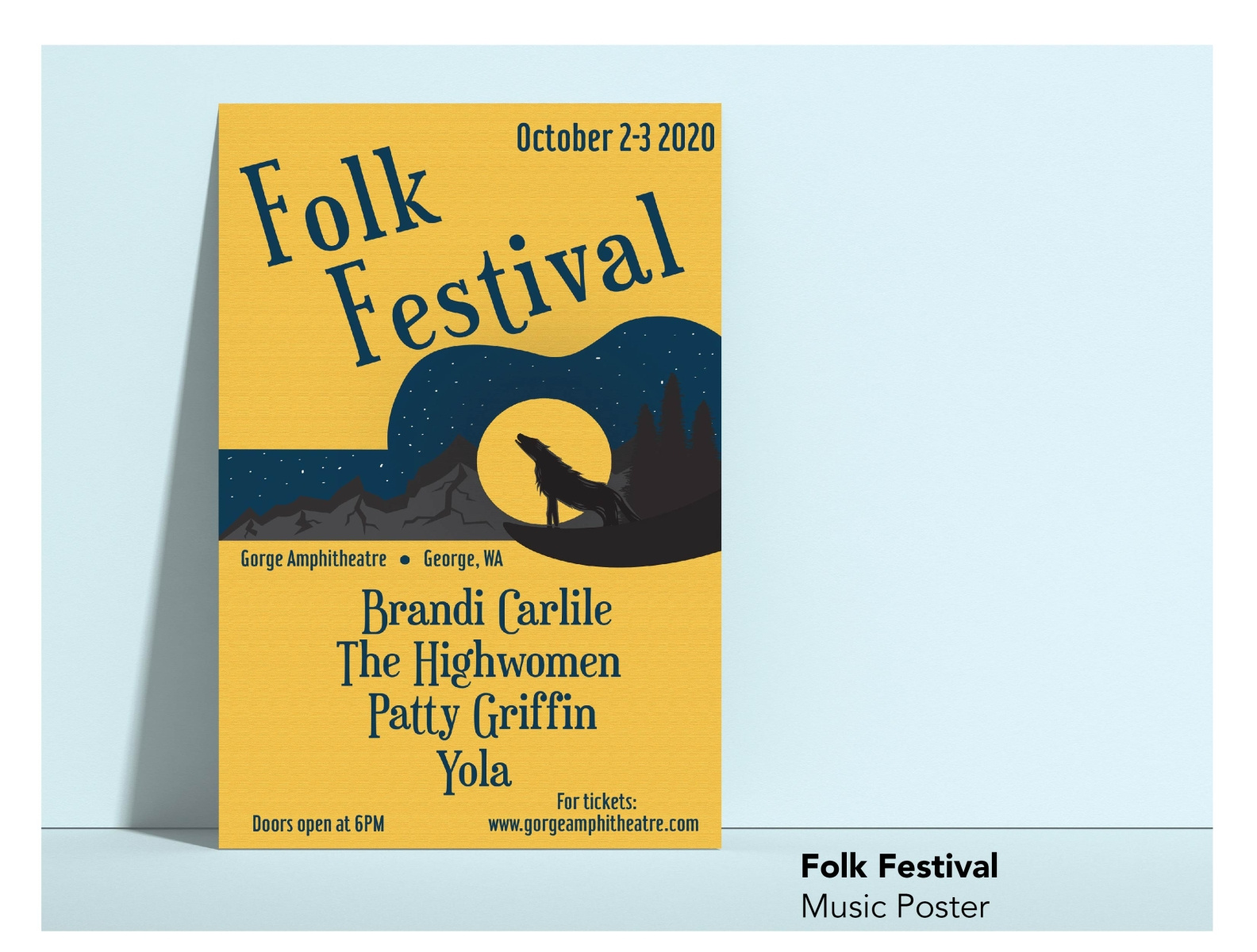 Folk Festival Poster by Lyndsey Powers on Dribbble