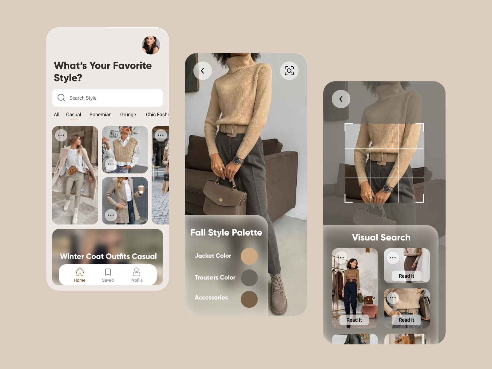 Fashion Style App by sara.danesh on Dribbble