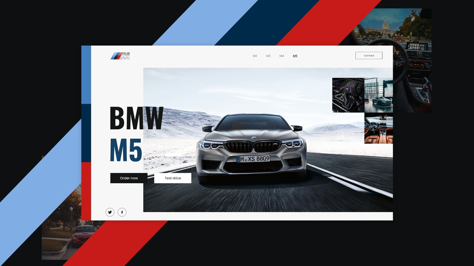 simple car dealership website by H E M A on Dribbble