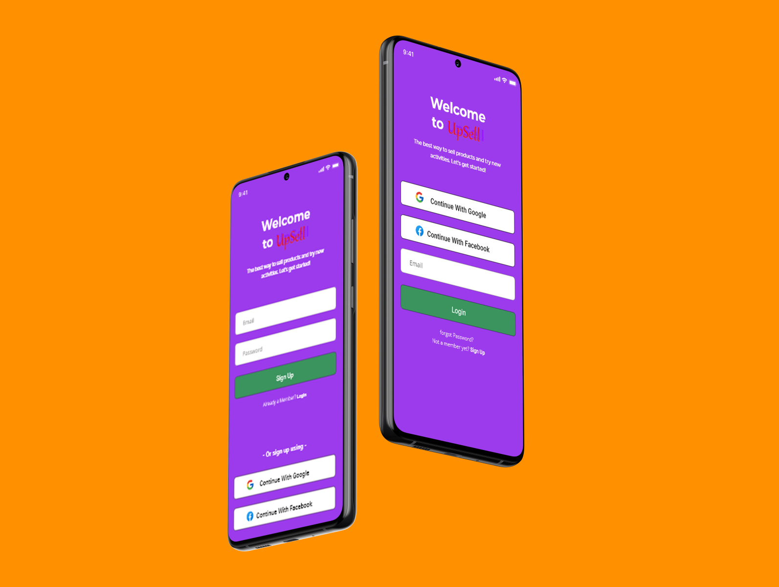 UpSell Sign Up And Login Screen By MD MONWAR SIDDIQ On Dribbble upsell-sign-up-and-login-screen-by-md-monwar-siddiq-on-dribbble