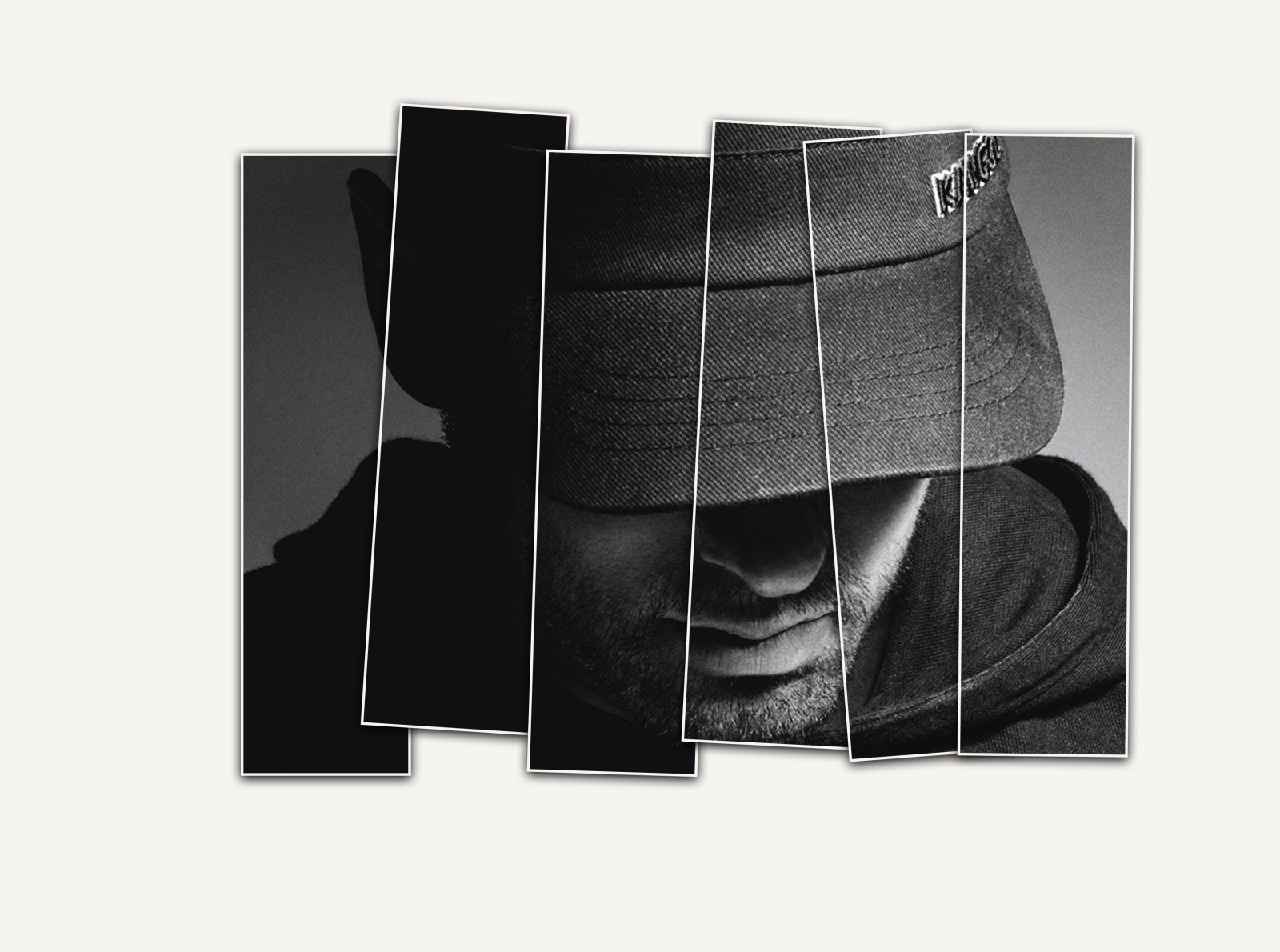 vertical panels collage made in photoshop by Samin Bose on Dribbble