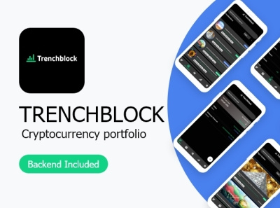 Trench Block a Blockfolio Clone App for Android and a cryptocurr by 99Steem on Dribbble