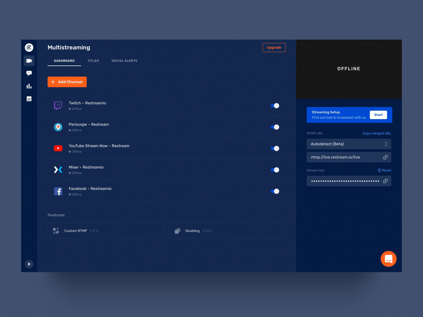 Restream Dashboard v5. Before & After by Anton Gridz for Restream on ...