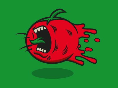 Screaming Tomato by Andy Hall on Dribbble