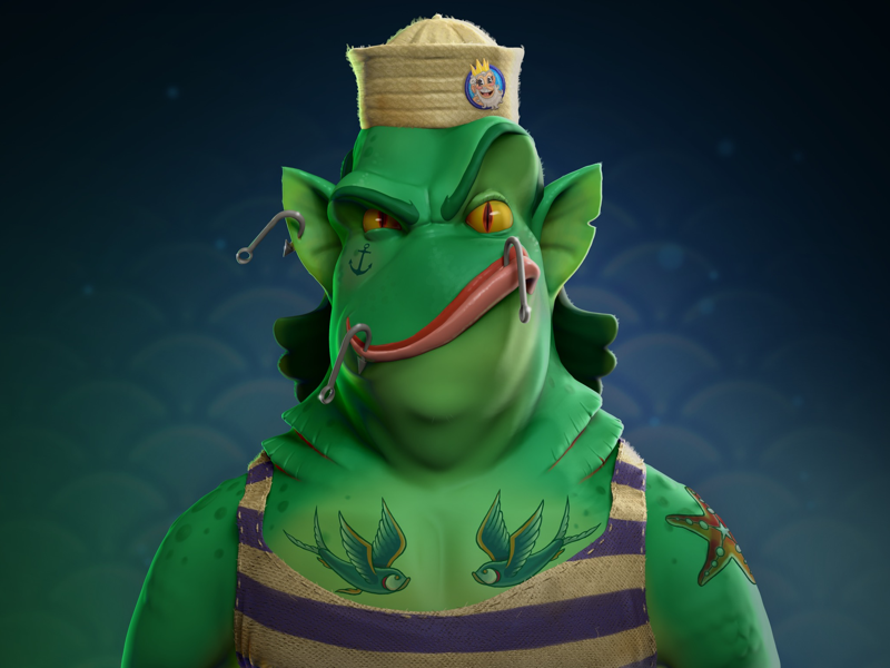 Fishman! by James Haskins on Dribbble