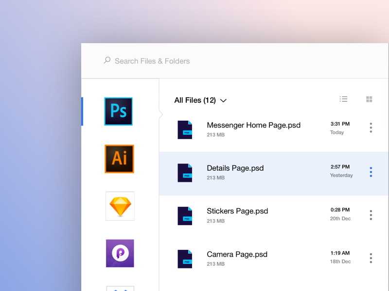 Asset Library Tool by Mrinal Sharma on Dribbble