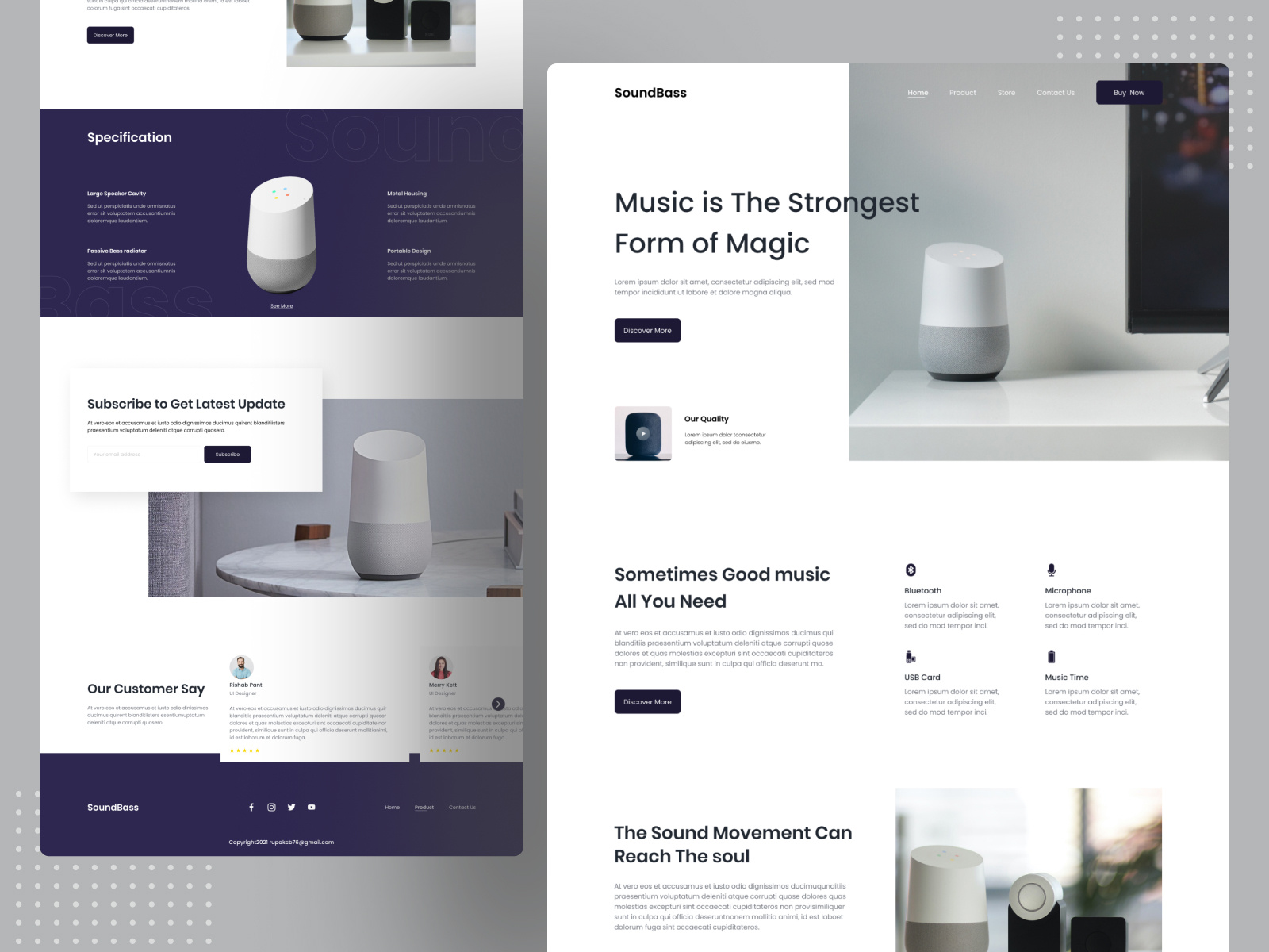 Bluetooth Speaker UI 2021 by Rupak Chakraborty on Dribbble