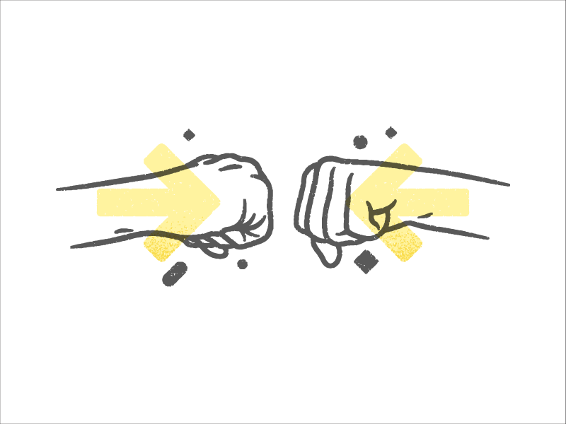 This way for bromance by Theo Tsongidis on Dribbble