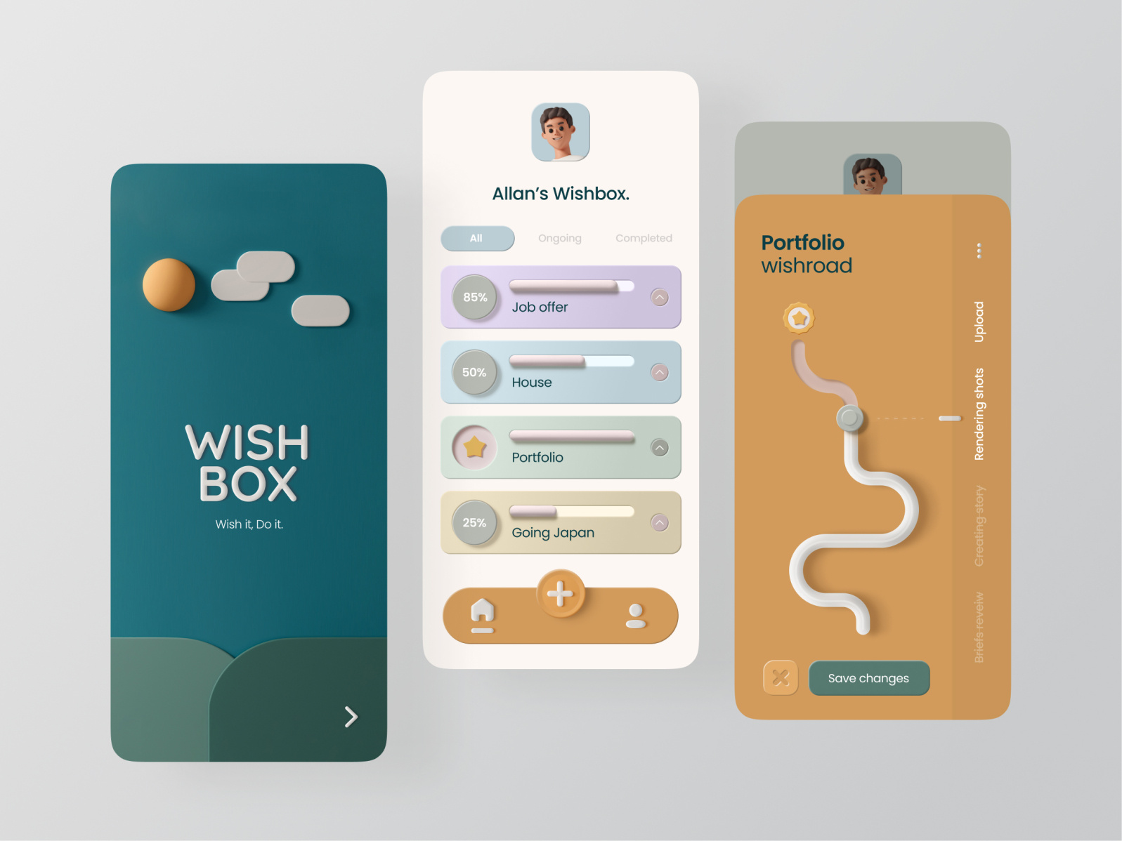 Wishbox | List your wishes! by Reza Maleki on Dribbble