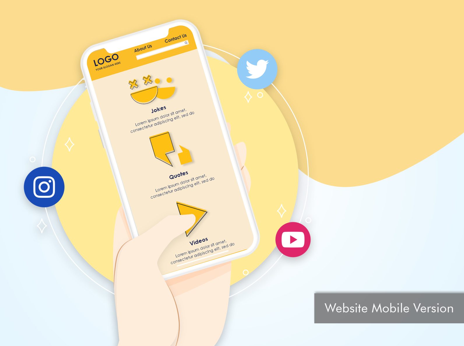 Joke _ Mobile App Design by Soumya Jain on Dribbble