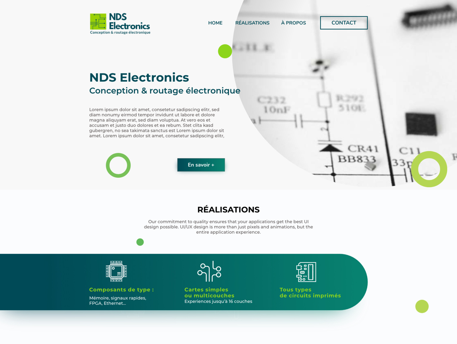 Home - NDS Electronics by Studio Laurie Rose on Dribbble