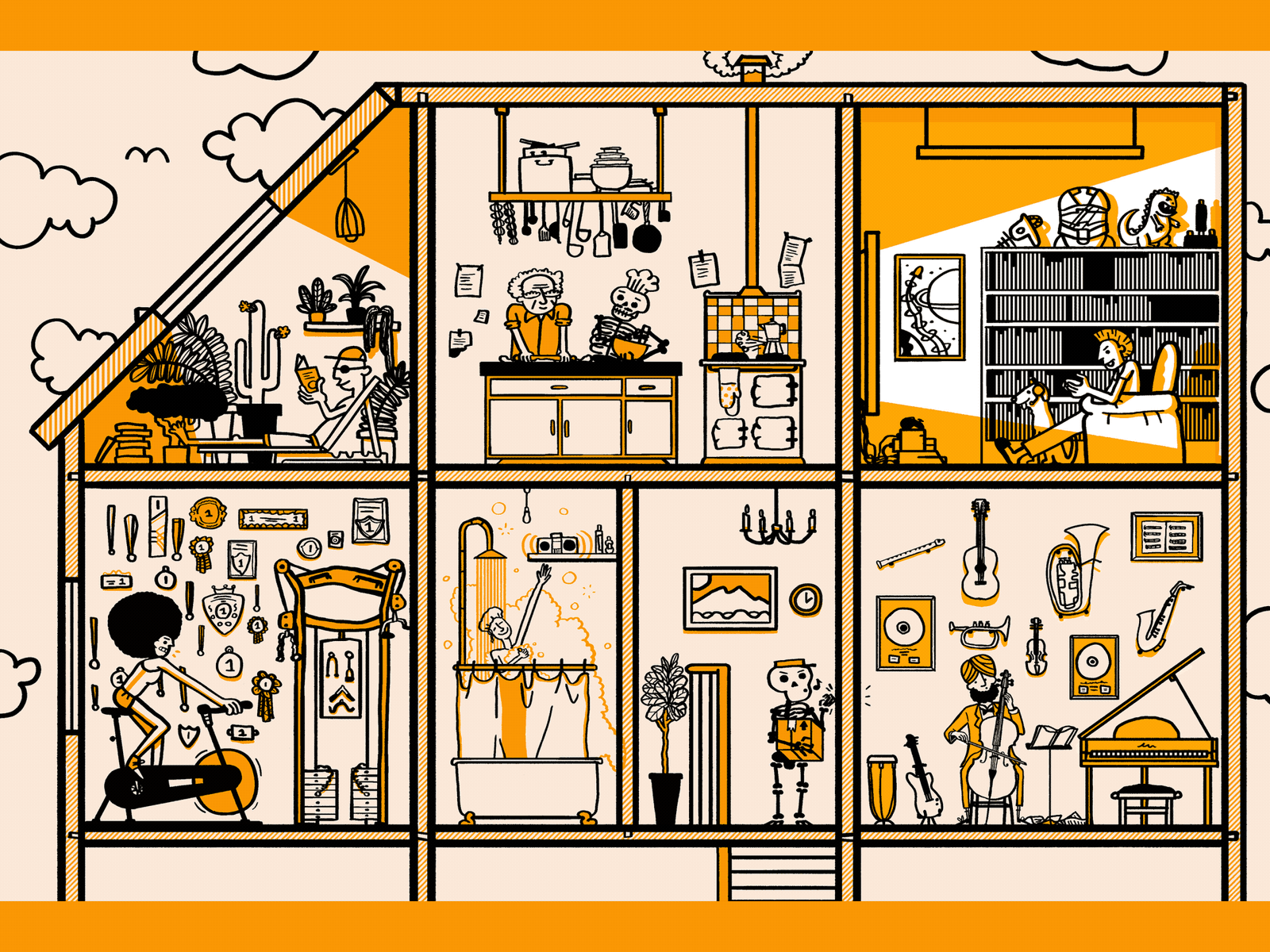 Orange & Mango: Animated Apartment by Jonny Mowat on Dribbble