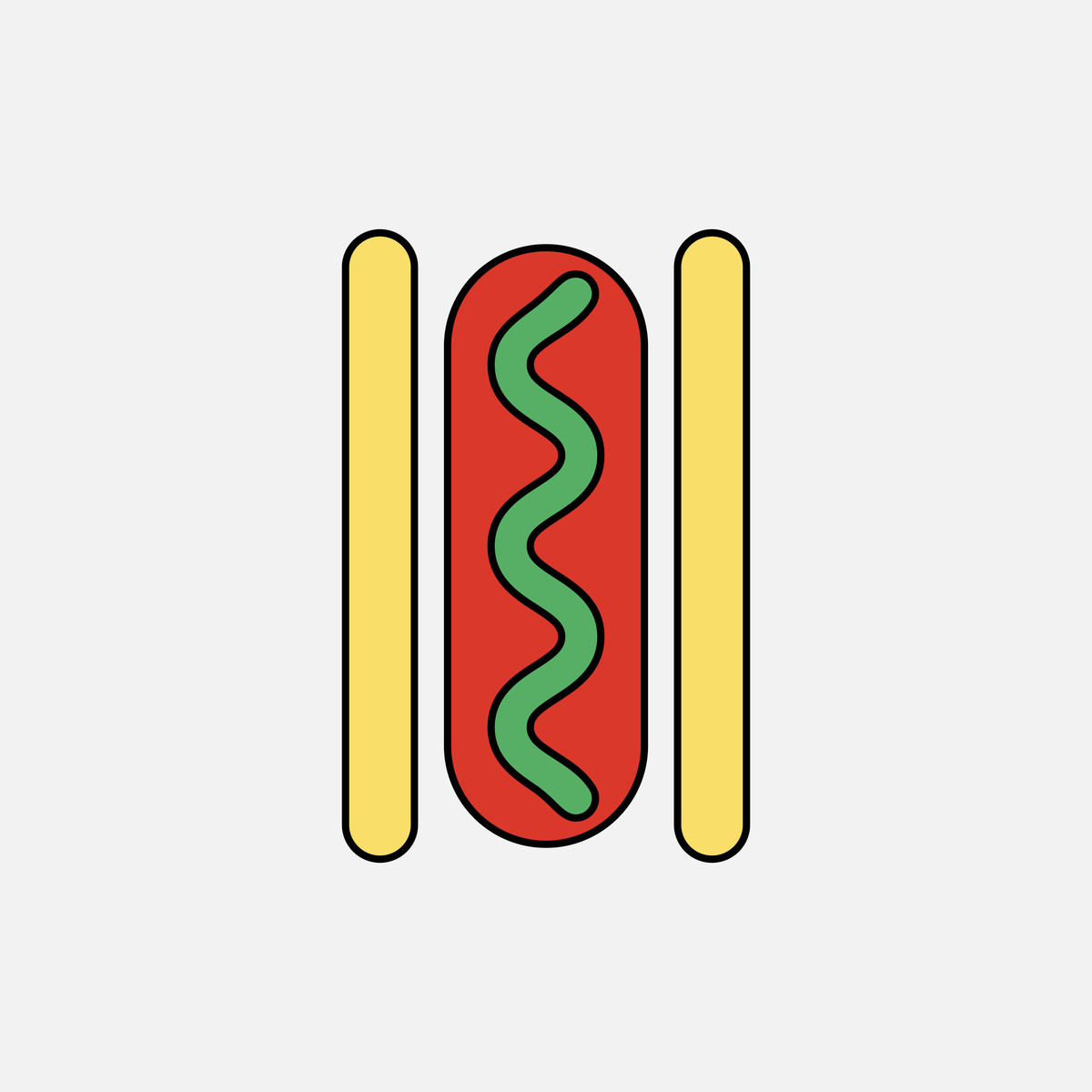 Hot Dog Icon for Flank by juliana o'byrne on Dribbble