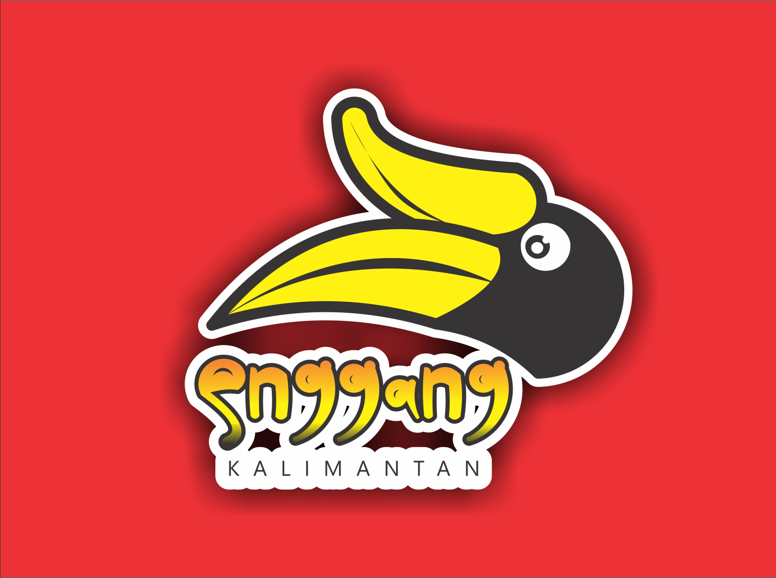 enggang kalimantan indonesia by Chars design on Dribbble