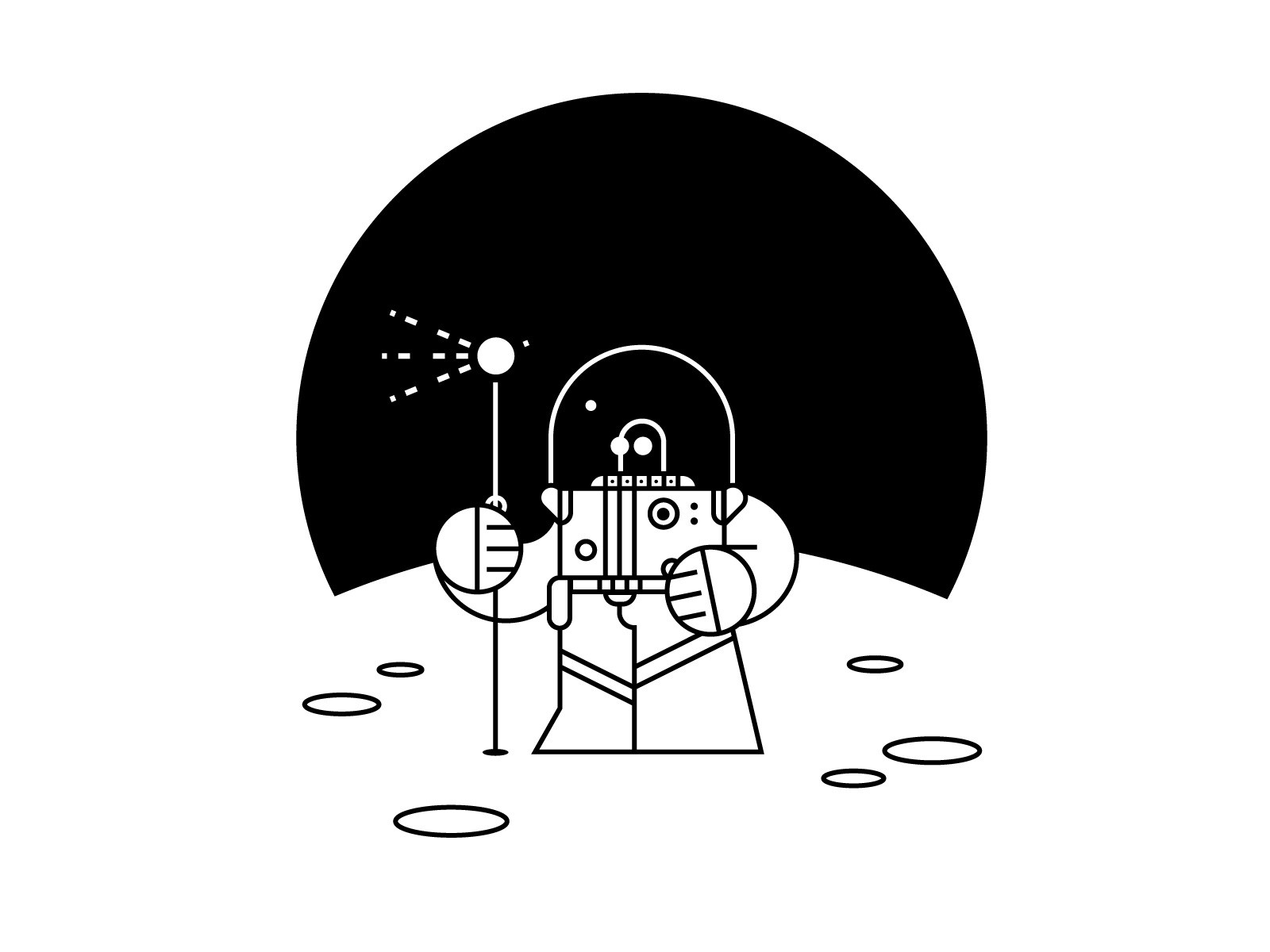 Space invader by Ivan Andreev on Dribbble