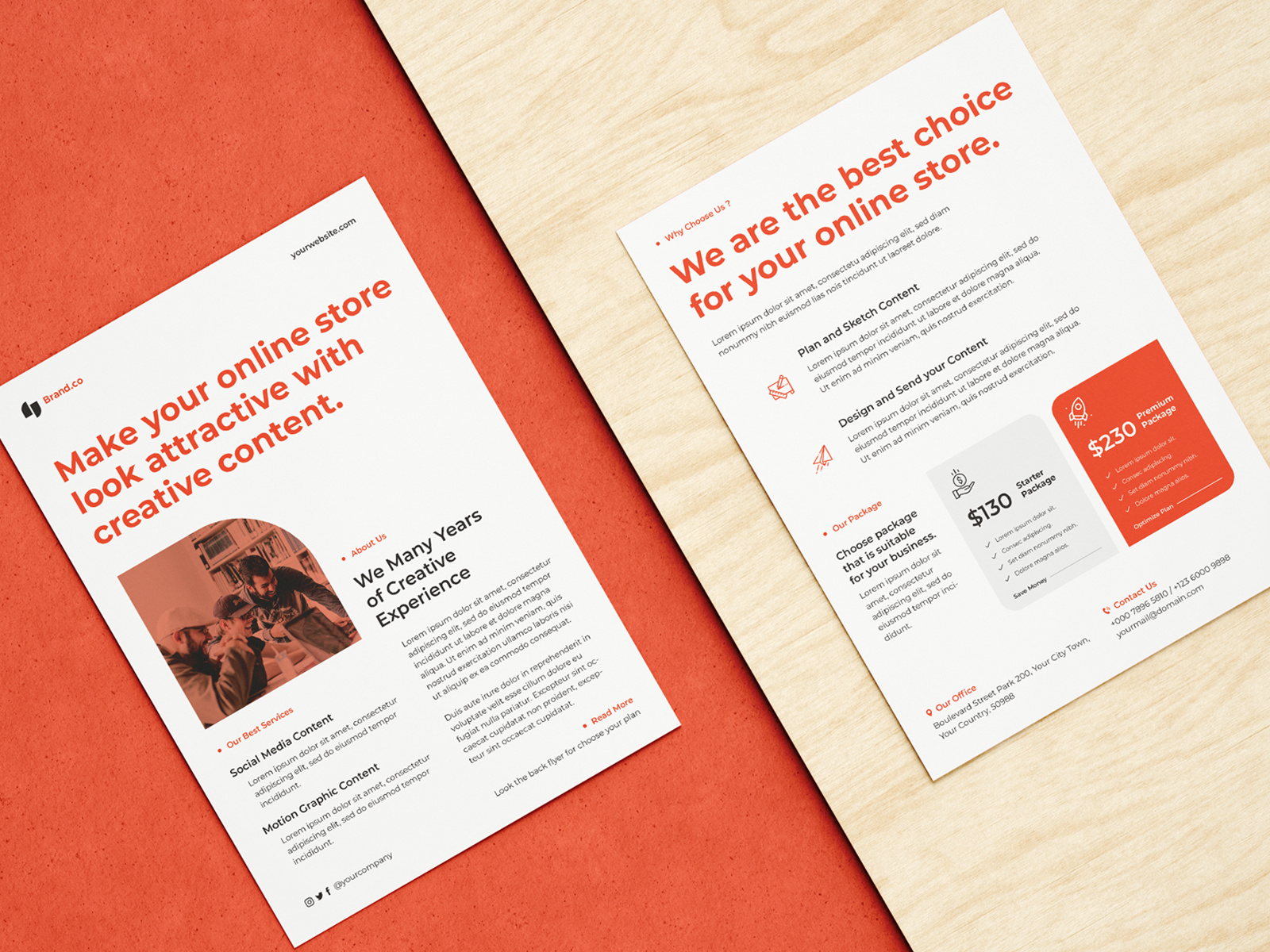 Corporate Flyer by Rhends on Dribbble