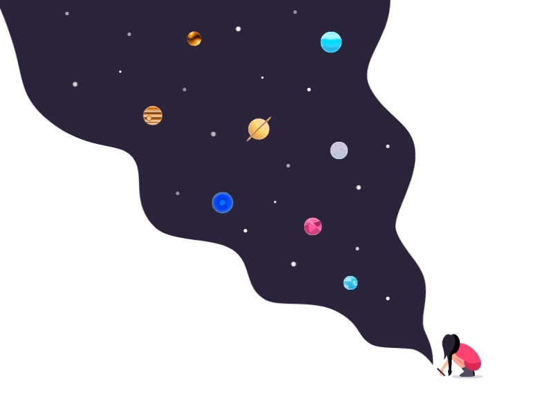 Galaxy Animation by Kalyani Shinde on Dribbble