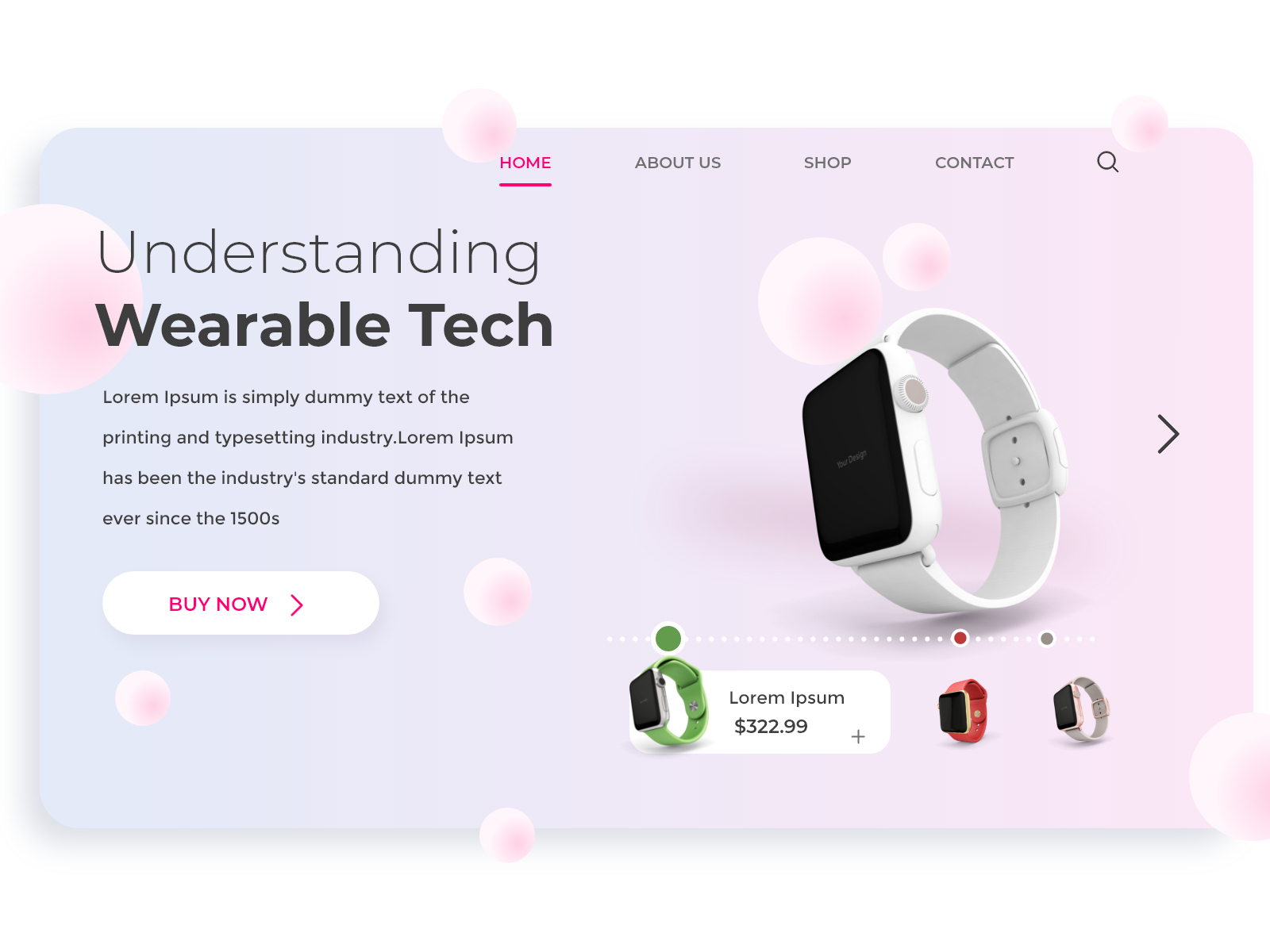 Product Page by AddWebSolution on Dribbble