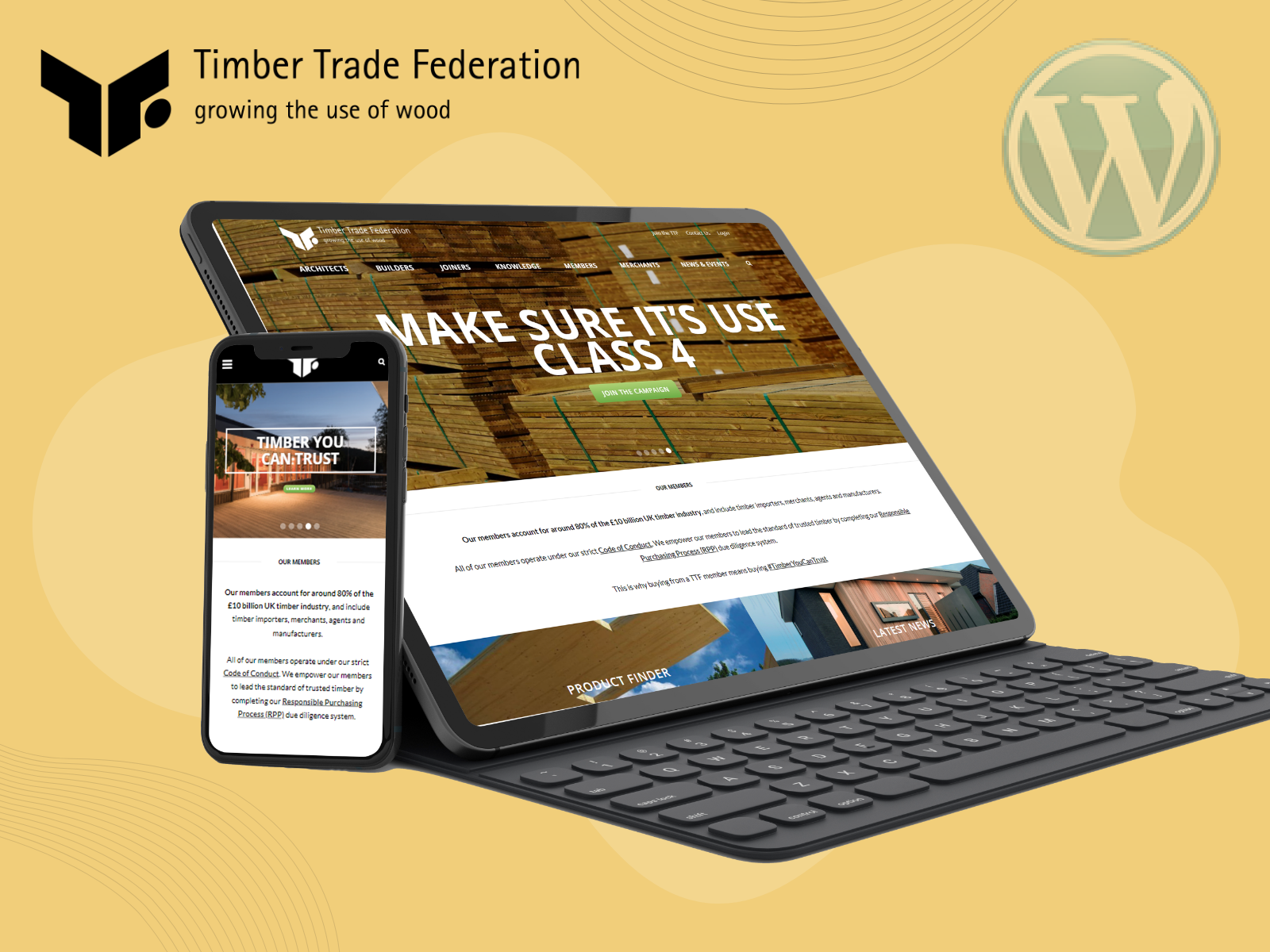 Timber Trade Federation by AddWebSolution on Dribbble