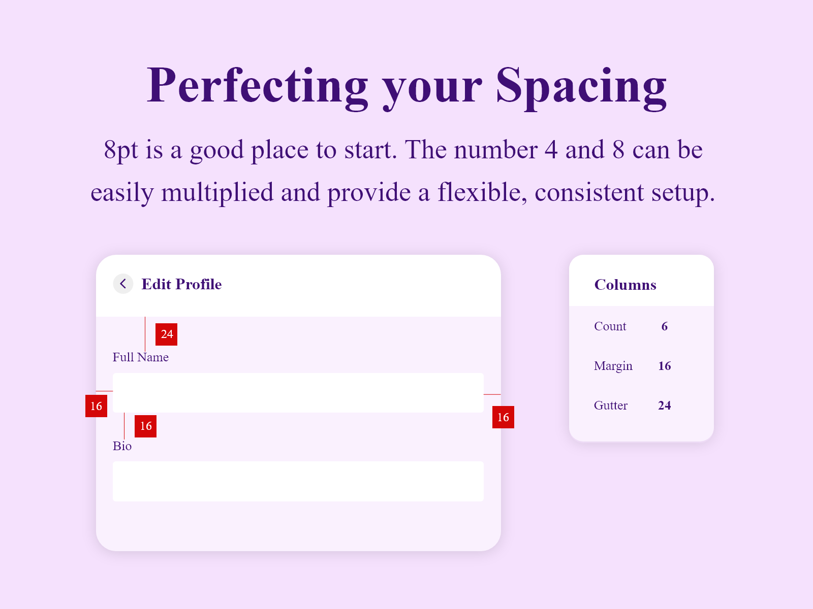 Perfect Spacing by AddWebSolution on Dribbble
