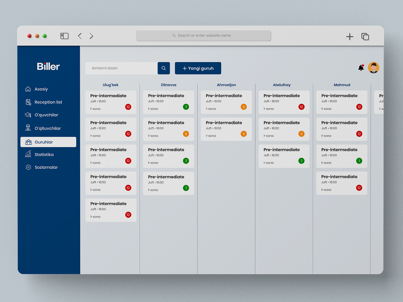 Learning Management System Ui Design By Javlon Ravshanov On Dribbble