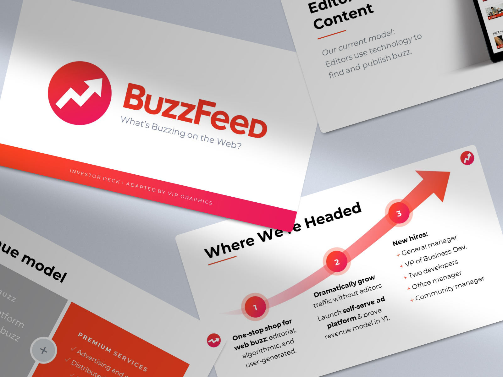 BuzzFeed Pitch Deck Template by VIP Graphics on Dribbble