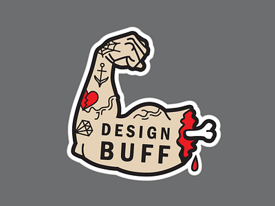 "Design Buff" Patch by Amy Hood for Hoodzpah on Dribbble