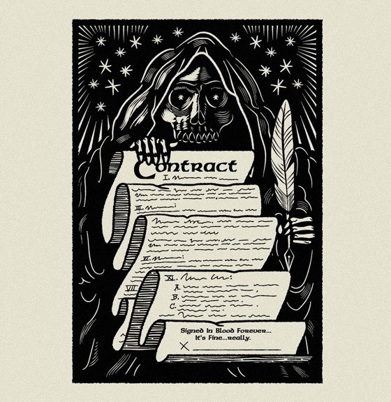 Contracts Are Scary by Amy Hood for Hoodzpah on Dribbble