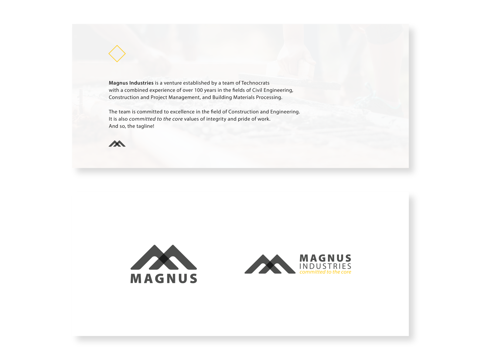 Magnus: Logo Lockups by Udit Shah on Dribbble