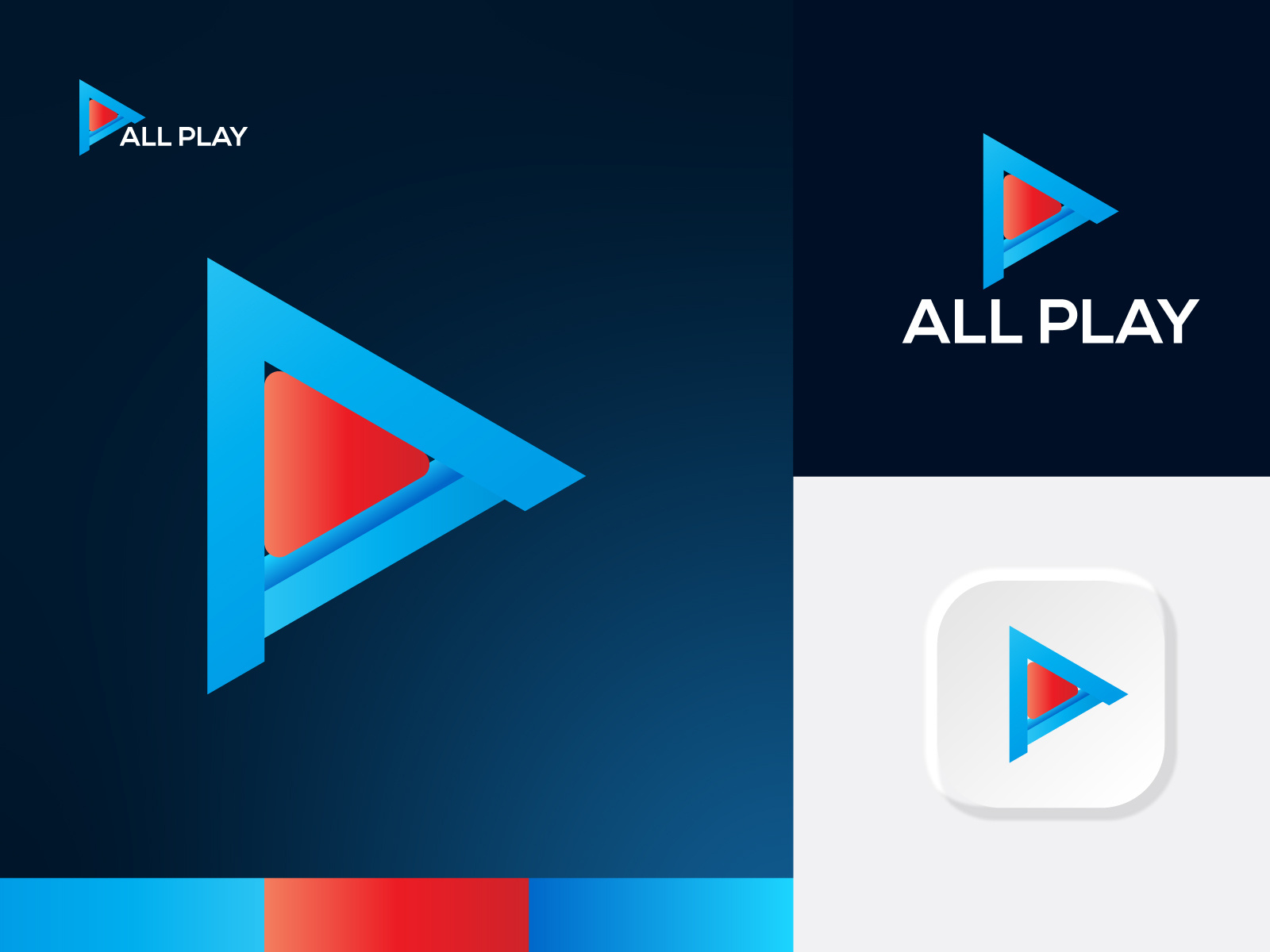 Modern A Letter Play Logo by Nayan Tamli on Dribbble