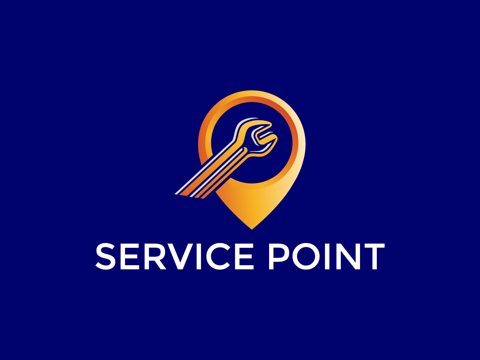 Service Point Logo by Mohasin Alam on Dribbble