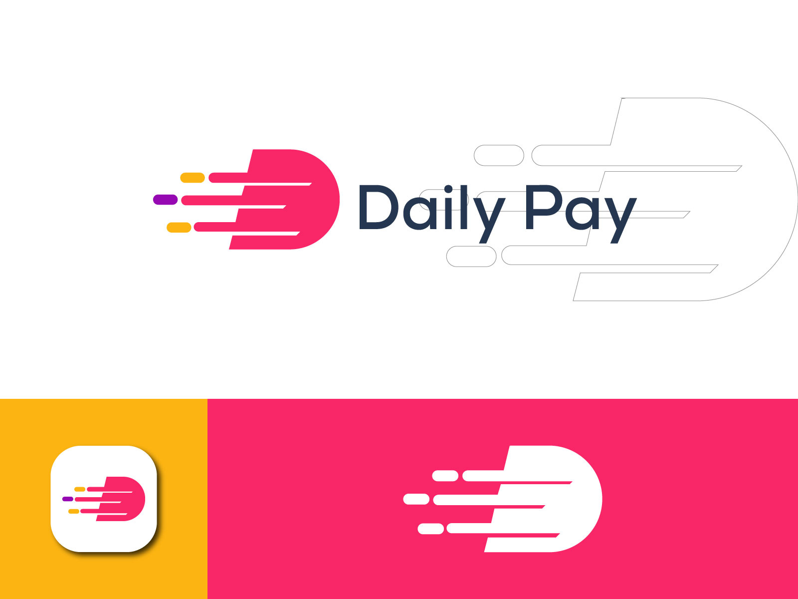 Modern D Letter Logo/ Pay Logo by Mohasin Alam on Dribbble