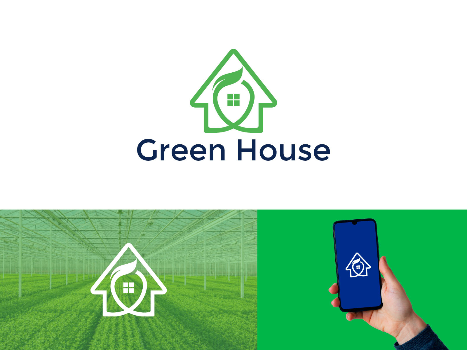 Green Home Logo Mark by Mohasin Alam on Dribbble
