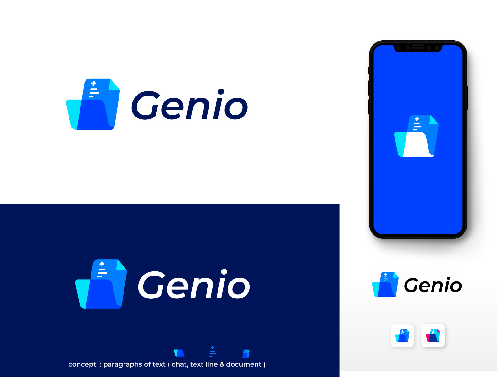 Genio logo design by Graftsman on Dribbble