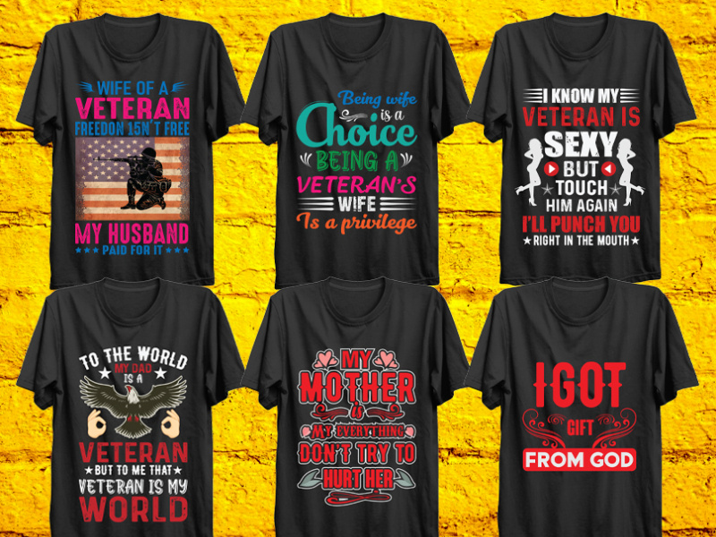 Vector T-Shirt Designs Bundle by Hakim on Dribbble