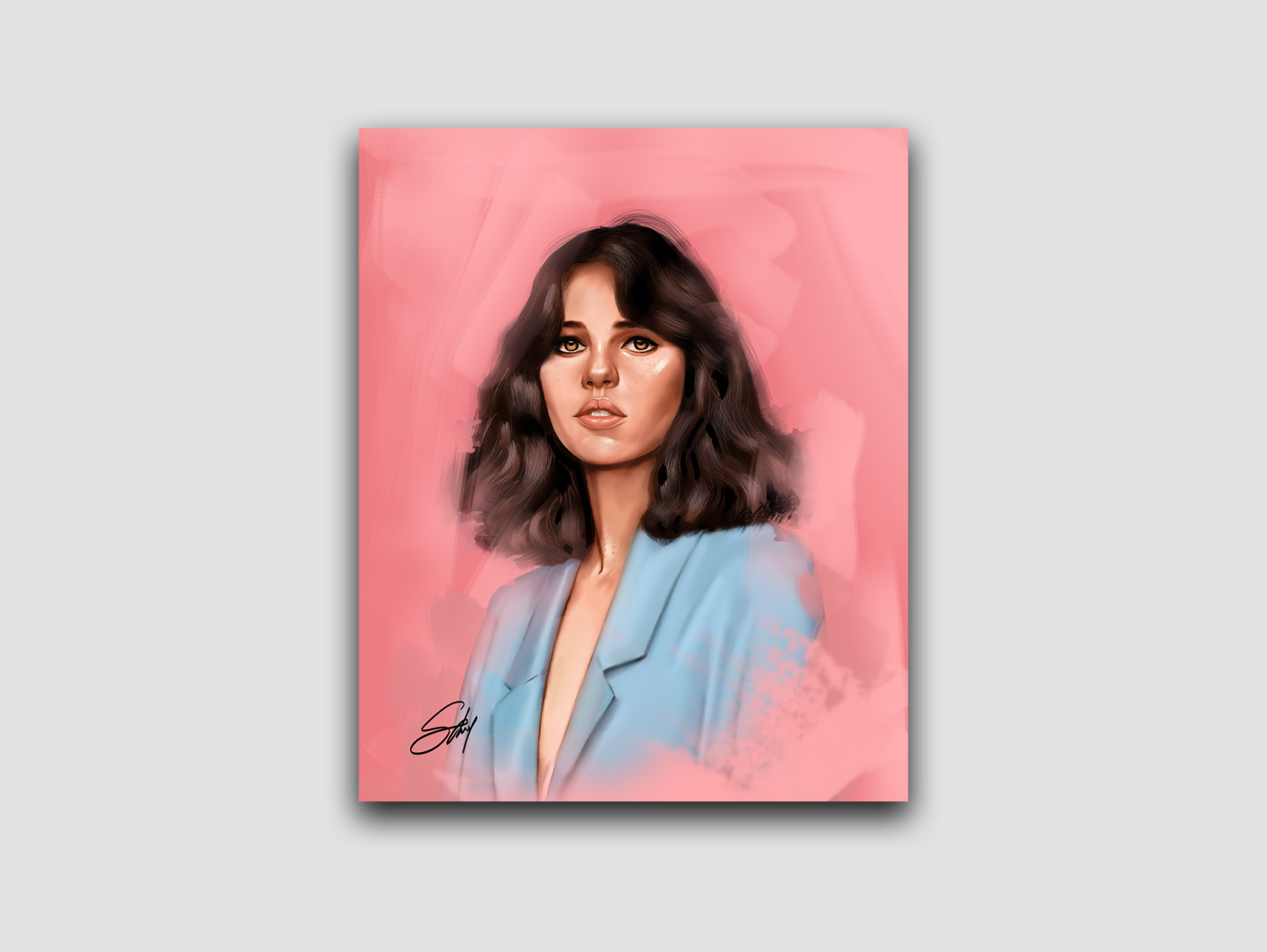 Digital portrait painting by Md Sohel Miah on Dribbble
