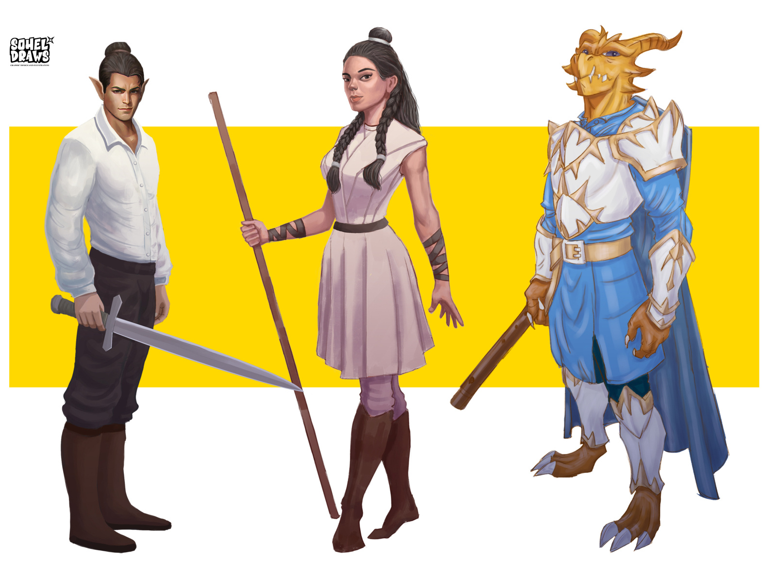 Character Design by Md Sohel Miah on Dribbble