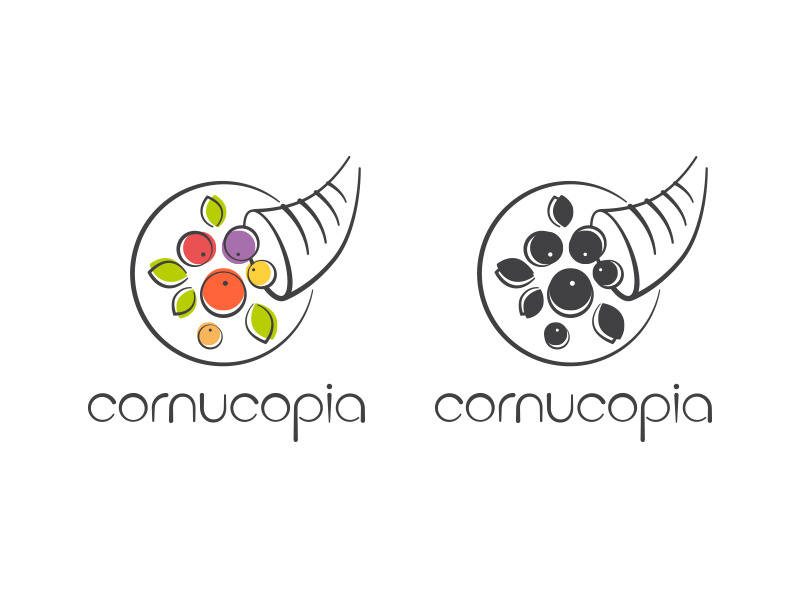 Cornucopia Snack Logo Design by Ryan Xin on Dribbble