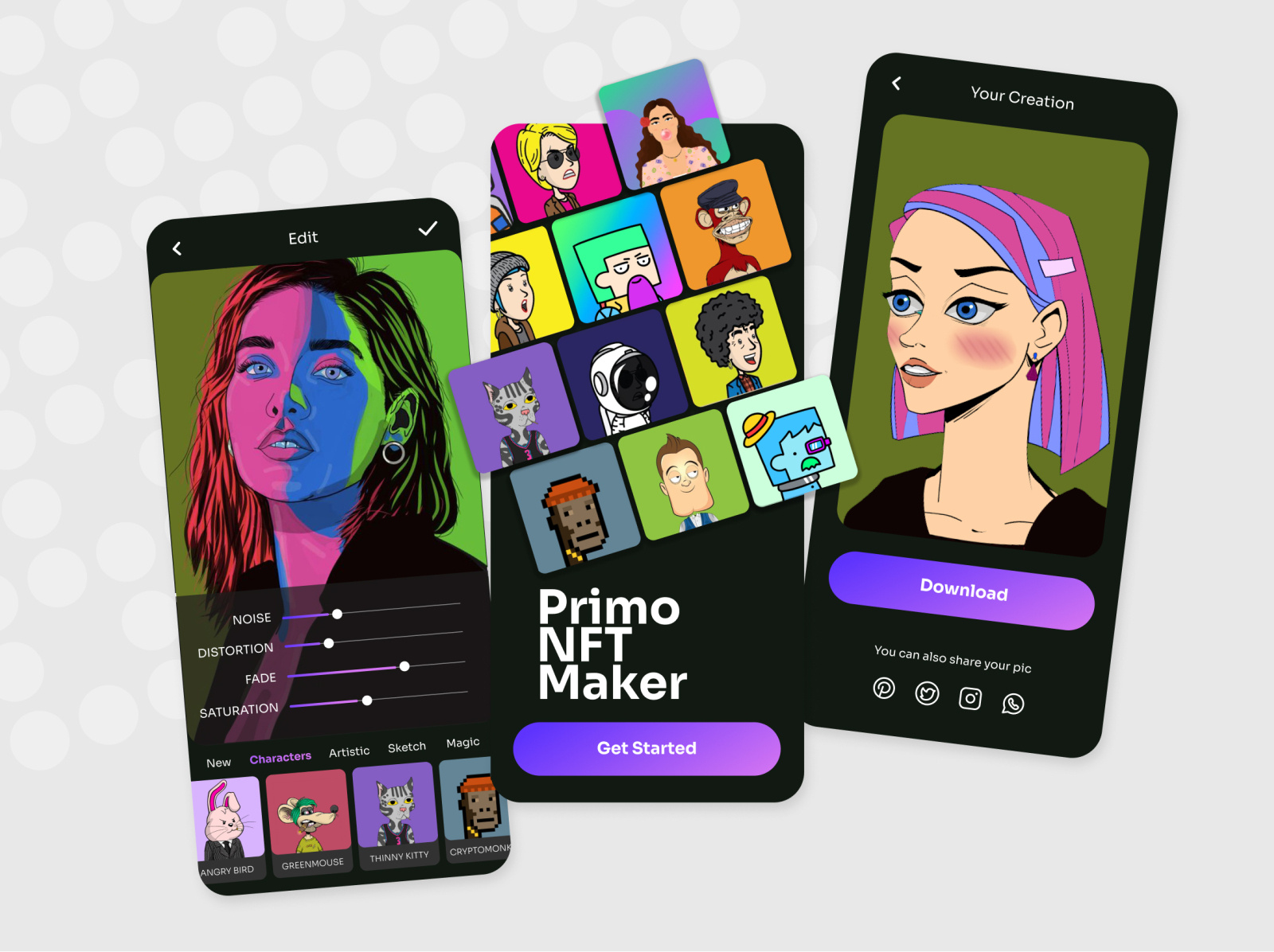 Primo NFT Maker by Niloufar Jamali for DeXign Studio on Dribbble